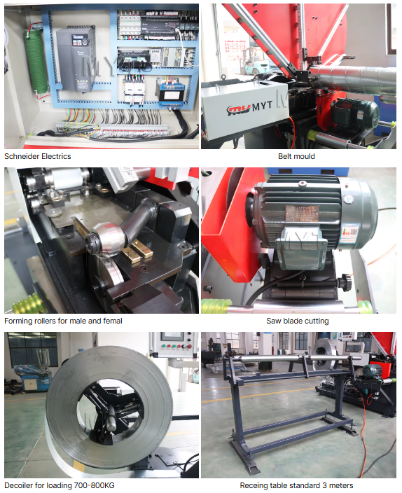 Spiral Round Tube Forming Machine Air Duct Spiro Machinery Spiral ...