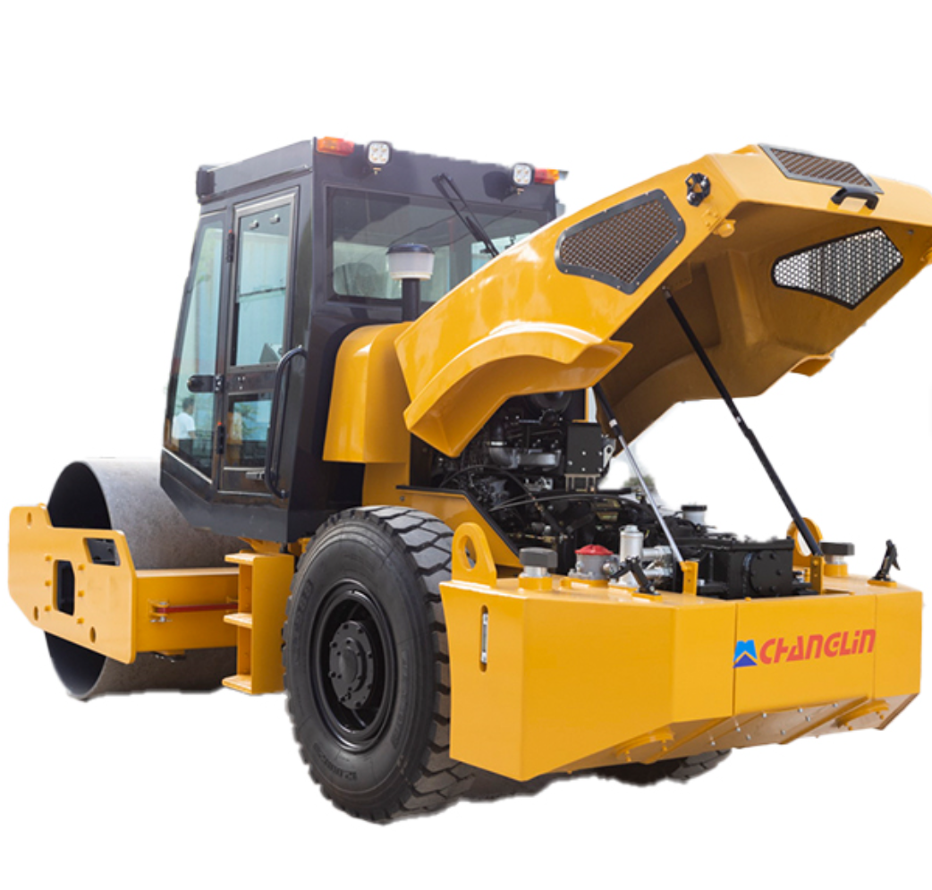 GYS122J 12-Ton Single Drum Vibratory Road Roller with Cummins/WP Diesel ...