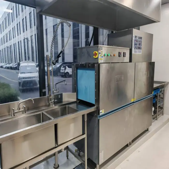 Commercial Portable Conveyor Type Dishwasher Stainless Steel Tunnel ...