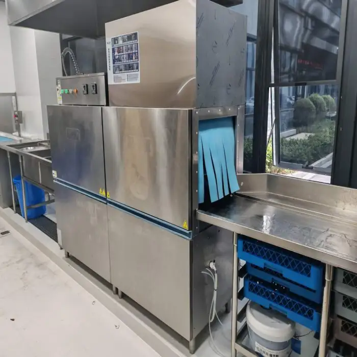 Commercial Portable Conveyor Type Dishwasher Stainless Steel Tunnel ...
