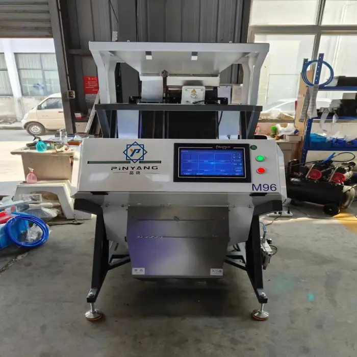 M96 Rice Color Sorter Coffee Beans Peanut Sesame Color Separate Machine ...