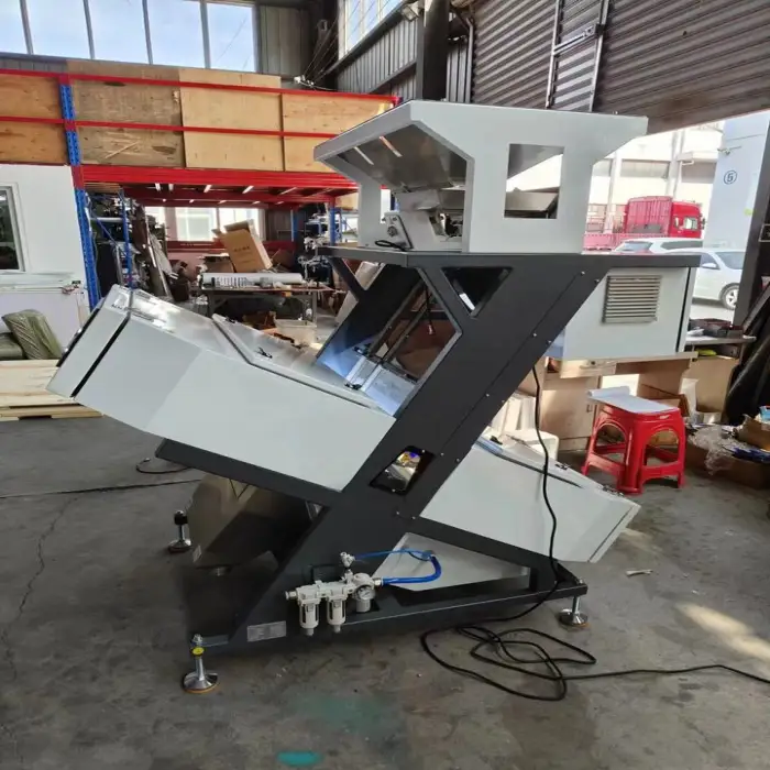 M96 Rice Color Sorter Coffee Beans Peanut Sesame Color Separate Machine ...
