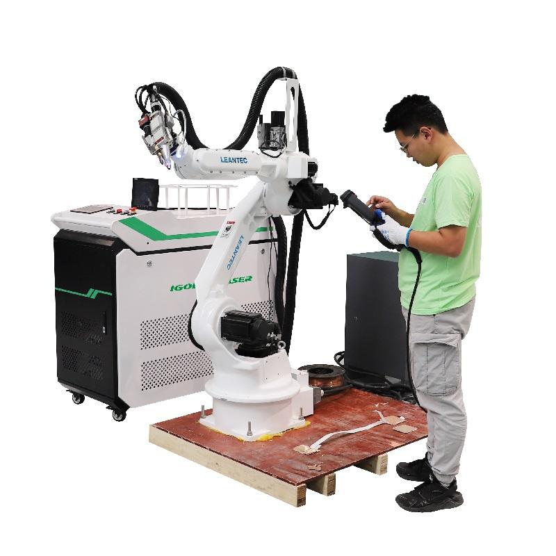 Igolden Laser 3D Automatic Welding Machine Robot Welder Gold Fiber Laser Welding Machine for ...