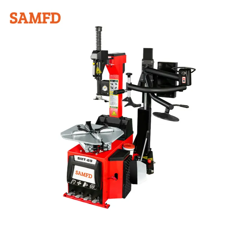 SAMFD a Full Set of Car Lift 3d Wheel Alignment Tire Changer Machine ...