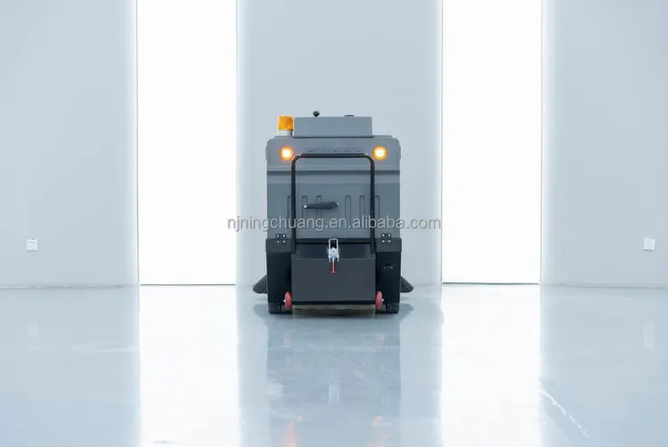 High Efficiency Electric Ride-On Industrial Road Street Cleaning ...