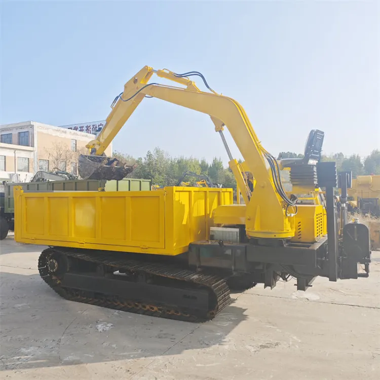 Multi-Function Excavator Integrated Excavation and Transportation with ...