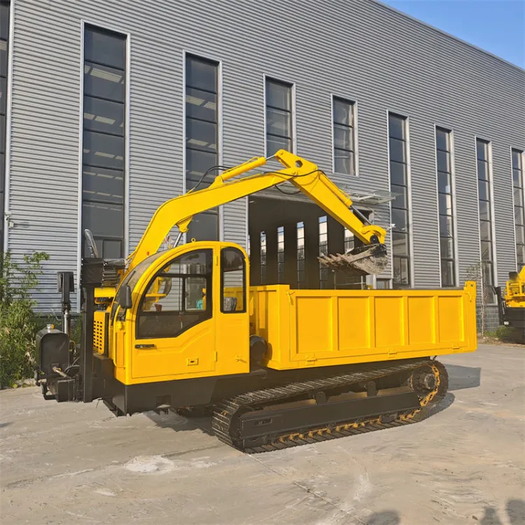 Multi-Function Excavator Integrated Excavation and Transportation with ...
