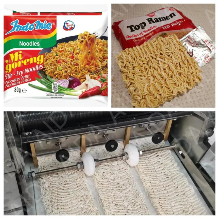 Fully Automatic Wheat Flour Ramen Noodle Manufacturing Machine Non ...