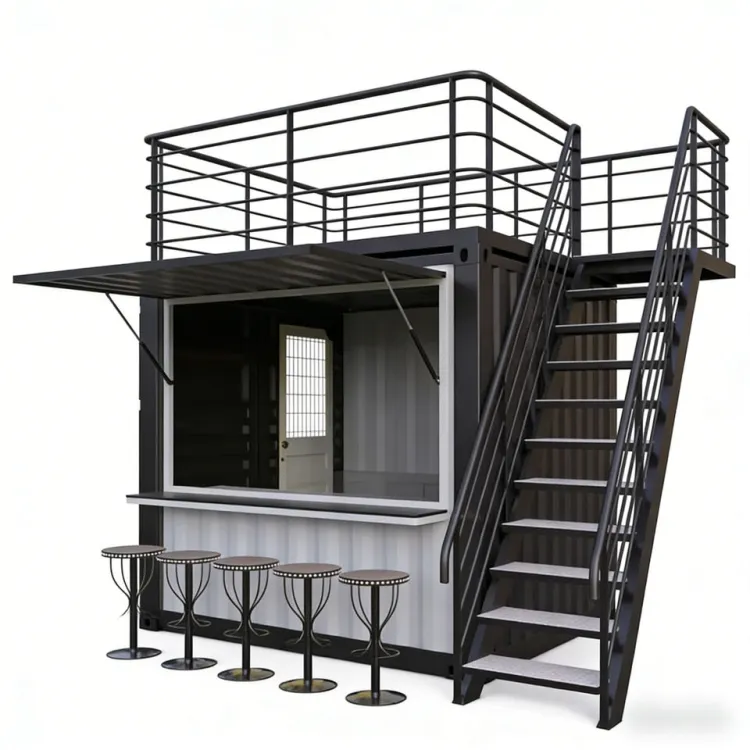 10ft Mini Pop-up Shop Container Coffee Shop Bar Fast-food Restaurant ...