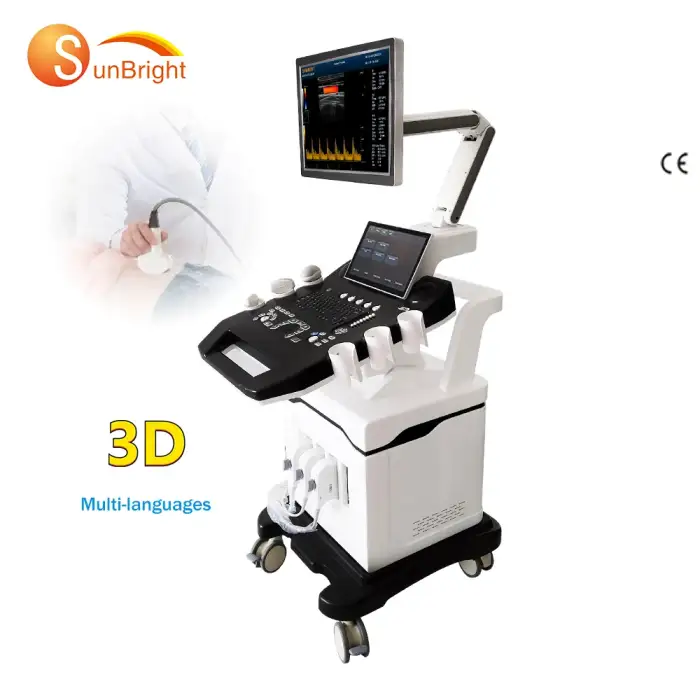 Cardiac OBGYN trolley cart type heart scanner high resolution echo ...